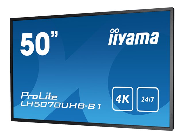 iiyama ProLite LH5070UHB-B1 50" Class (49.5" viewable) LCD flat panel ...