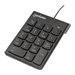 Manhattan Numeric Keypad, Wired, USB-A, 18 Full Size Keys, Black ...