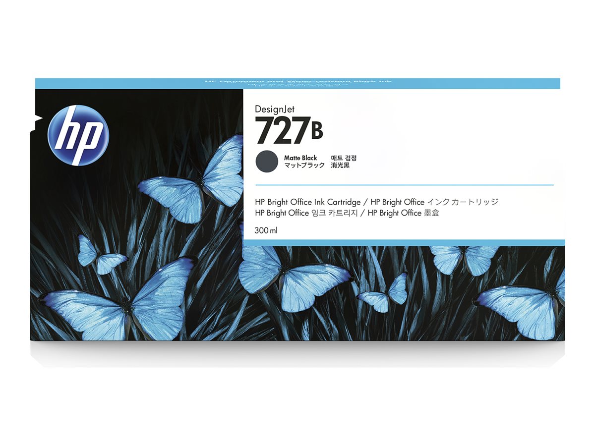 HP 727B, high capacity, matte black, original, DesignJet, ink cartridge - Paradigm PCs