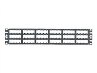 Panduit MINI-COM High Density Modular - patch panel - 2U - 19"