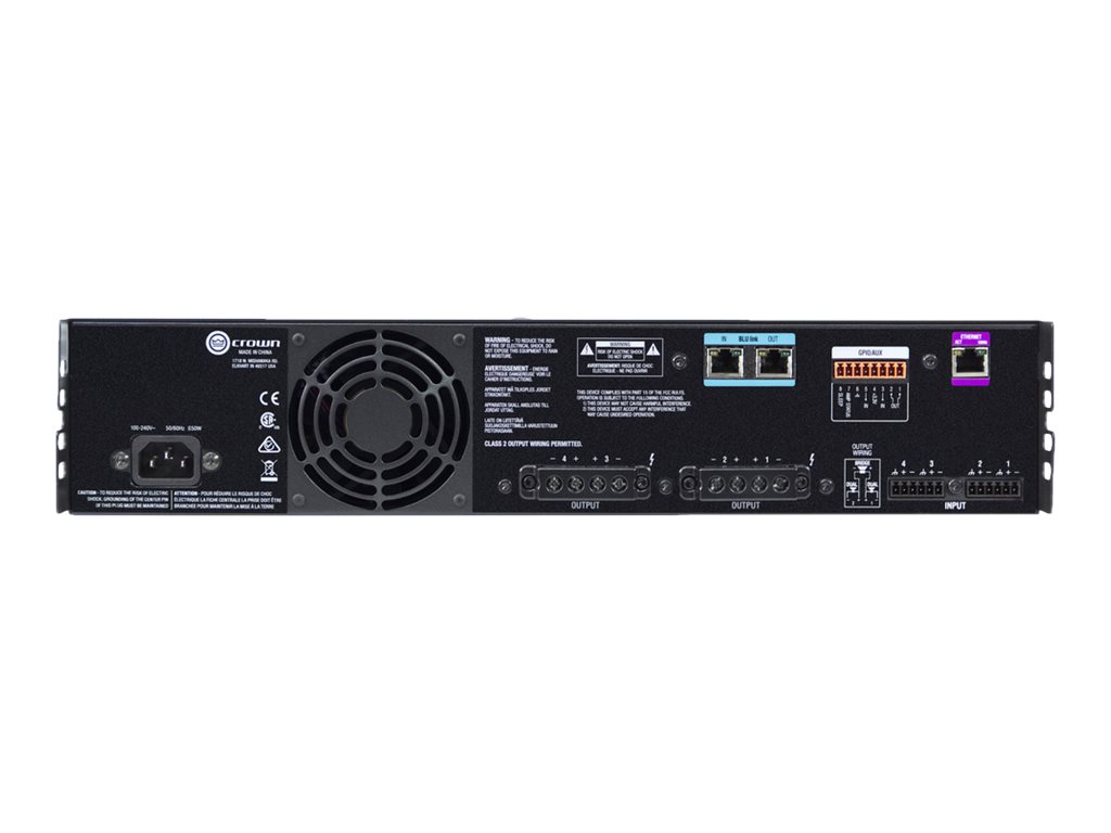 4X600 POWER AMPLIFIER WITH BLU LINK 600 WATTS PER CHANNEL 4 CHANNE ...