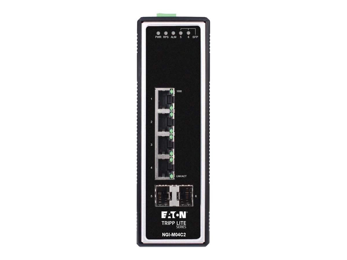 Eaton Tripp Lite series 4-Port Managed Industrial Gigabit Ethernet ...