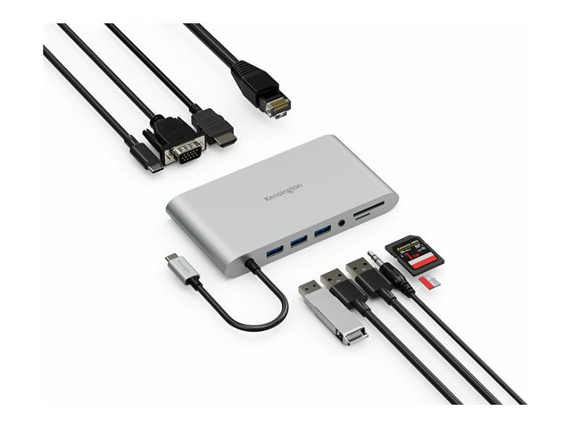 Kensington UH1440P - station d'accueil - USB-C 3.2 Gen 1 / Thunderbolt ...