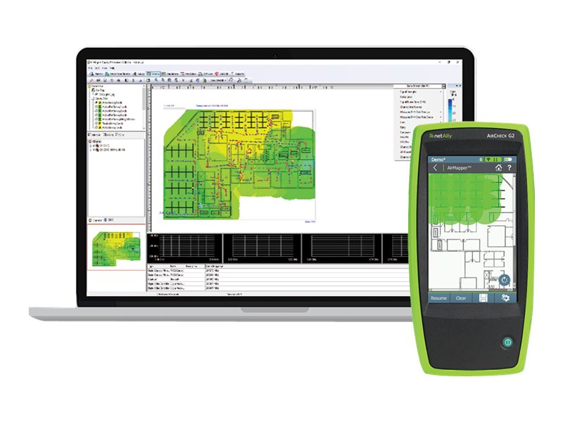 AirMagnet WiFi Analyzer and Survey Pro/Planner Bundle | Overview, Specs ...