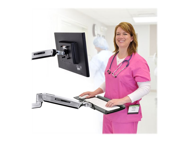 Ergotron LX Wall Mount System with Small CPU Holder - kit de montage ...