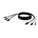 Belkin Secure KVM Combo Cable - video / USB / audio cable - TAA ...