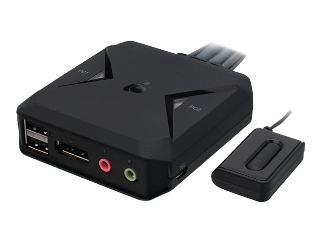IOGEAR 2-Port 4K USB DisplayPort Cable KVM Switch - Commutateur ecran ...