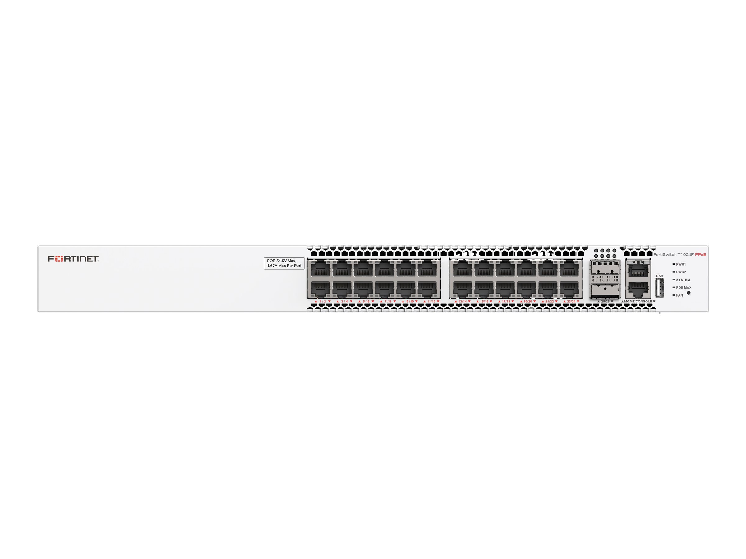 Fortinet FortiSwitch T1024F-FPOE | Overview, Specs, Details | SHI