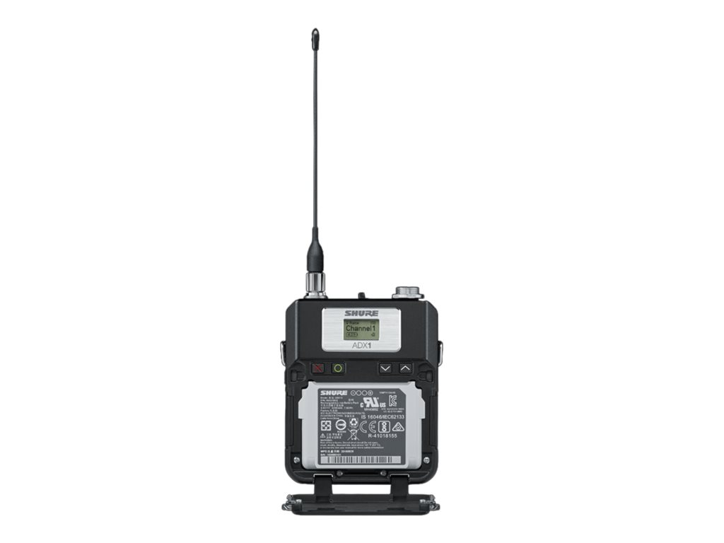 Shure ADX1 - Wireless bodypack transmitter for wireless microphone ...