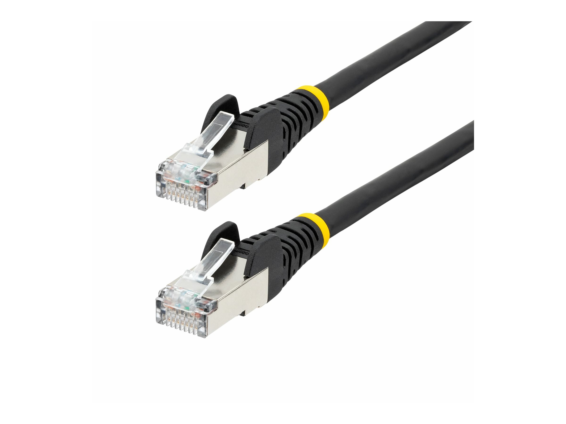 StarTech.com 100ft Black CAT6a Ethernet Cable, Snagless, S/FTP, 10G ...