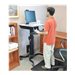 Ergotron WorkFit-C Single LD - sit/standing workstation - rectangular ...