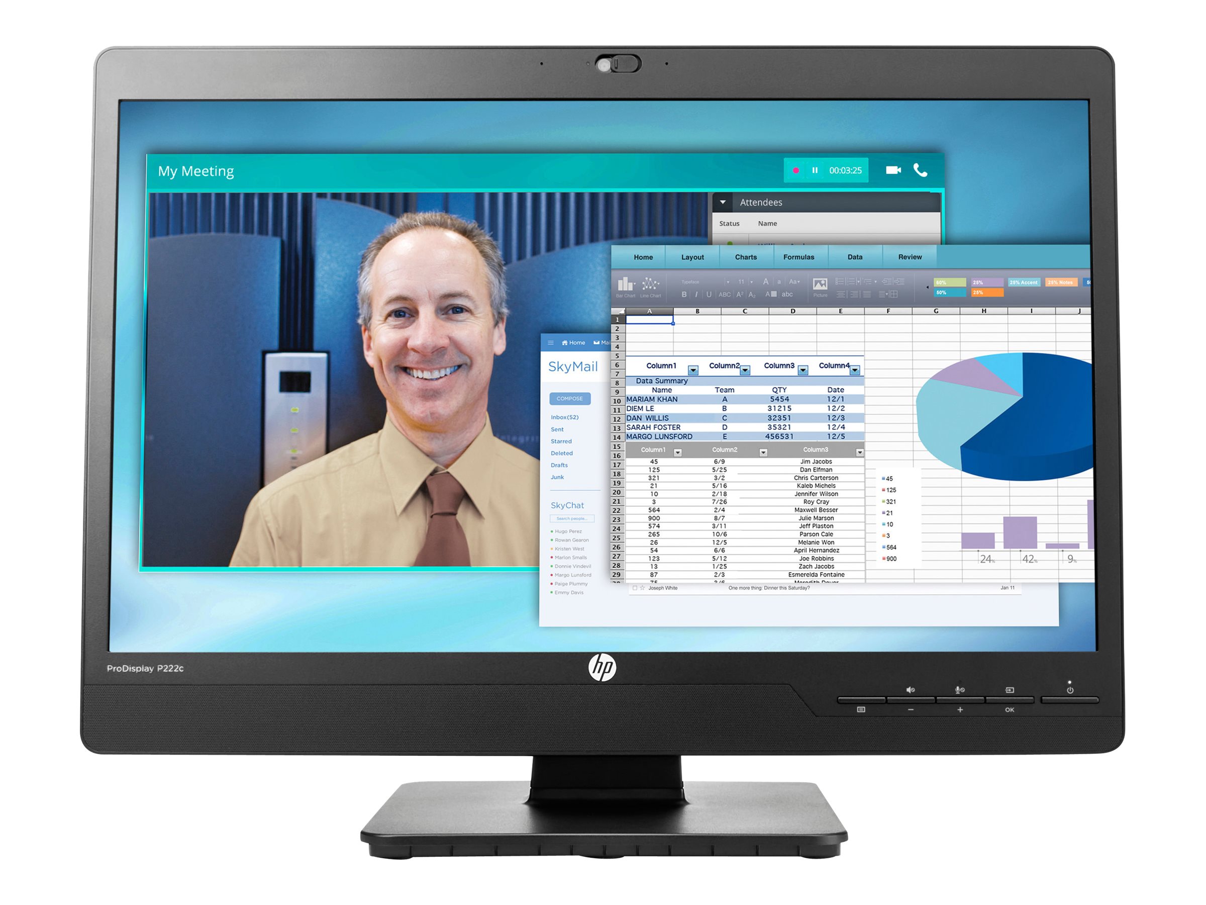 HP ProDisplay P222c - LED monitor | Overview, Specs, Details | SHI