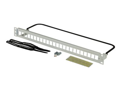Ortronics HDJ series patch panel (blank) - 1U - flat, high density ...