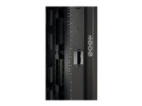 APC NetShelter SX Enclosure with Roof and Sides - rack - 42U
