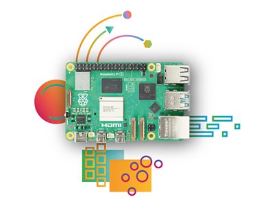 Raspberry Pi 5 Model B - Single-board computer - Broadcom BCM2712 / 2.4 ...