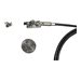 Noble TZ03T Ultra Compact Wedge Lock with Barrel Key - notebook locking kit