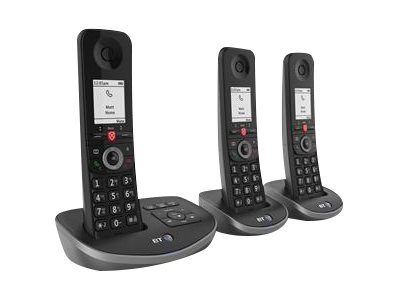 BT Advanced Phone Trio - cordless phone - answering system with caller ...