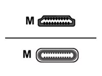 Crestron FT2A-CBL-PT Series adapter cable - HDMI / USB - 8 ft