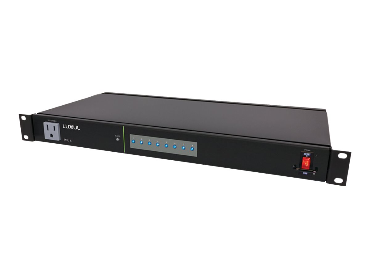 Luxul PDU-08 - Power distribution unit (rack-mountable) | www.shi.com