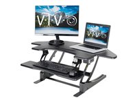 VIVO DESK-V000VCE - standing desk converter - black