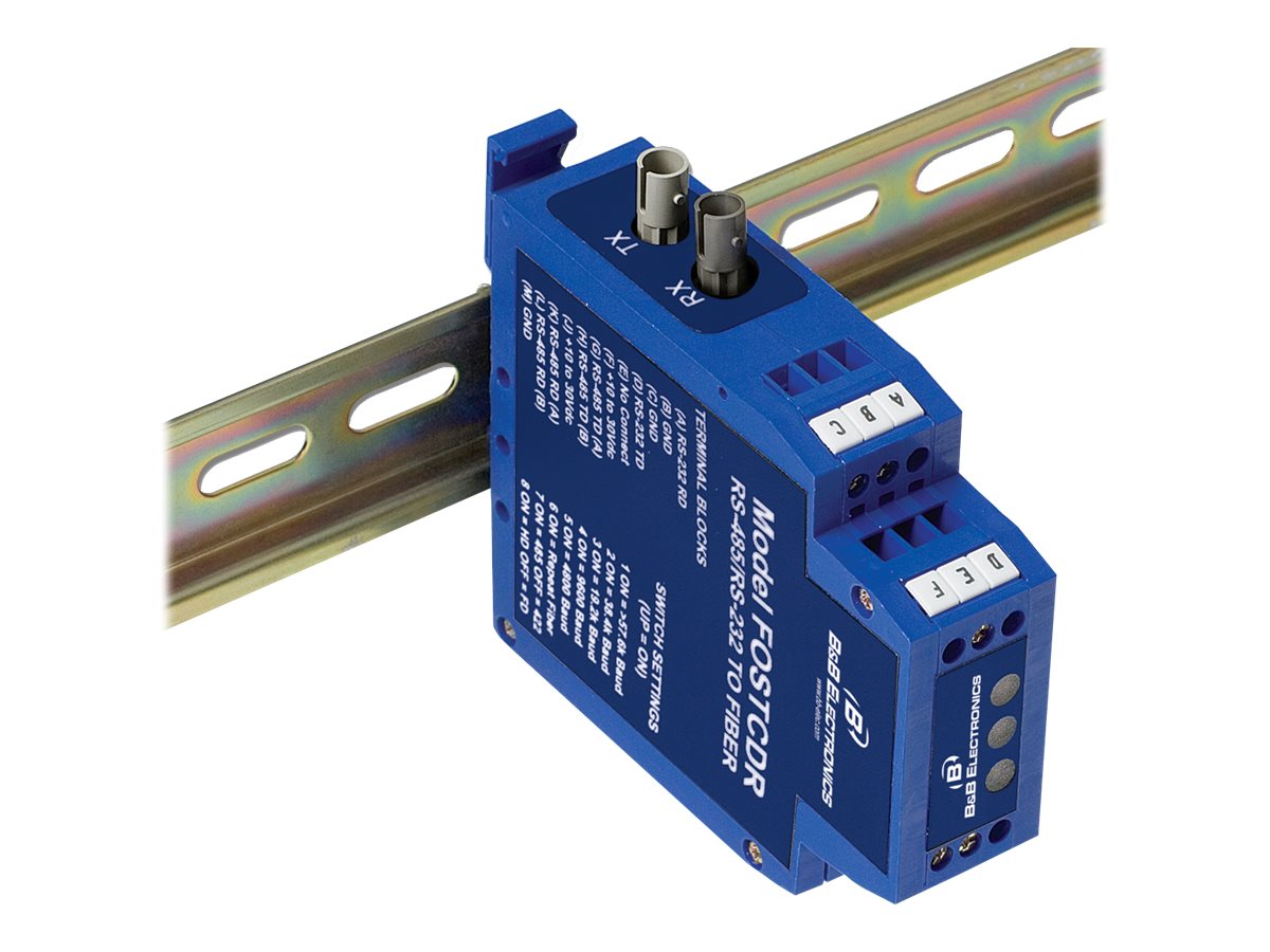 B&B FOSTCDR Industrial Serial to Multimode Fiber Optic Converter | www ...