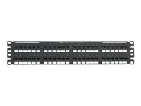 Panduit NetKey Punchdown Style Patch Panel - patch panel - 2U - 19"