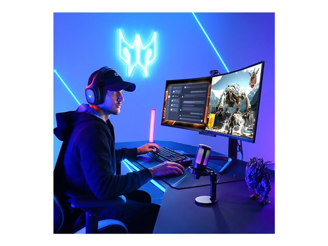 Acer Predator X49 Xbmipphuzx - X-Series - OLED monitor - curved - 49 ...