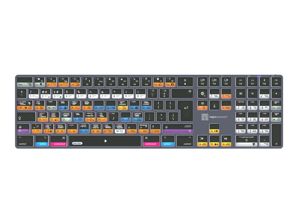 LogicKeyboard Blender 3D TITAN - keyboard - Mac - QWERTY - UK ...