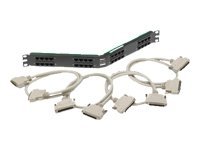 Panduit RJ45 - HD68 SCSI Angled Patch Panel and Patch Panel Kit ...