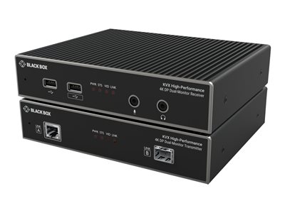 Black Box KVXHP-100 - KVM / audio / serial / USB extender - USB, RS-232 ...