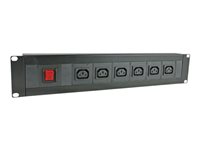 Videk Rack Mount PDU 8 Gang / 8 x C13 Socket to UK Mains Plug ...