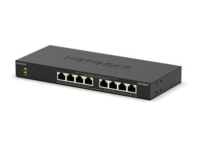 NETGEAR 300 Series GS308LP - switch - essentials - 8 ports - unmanaged