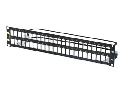 Ortronics patch panel (blank) - 2U - 19"