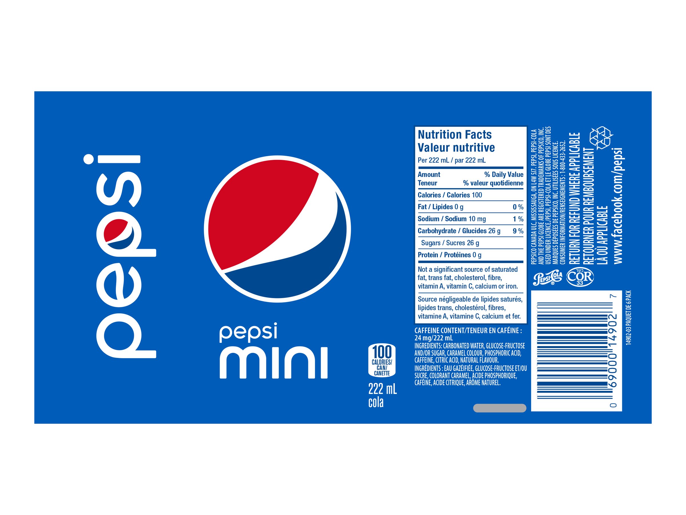 PEPSI 6X222ML