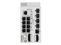 Fortinet FortiSwitch Rugged 112F-POE - switch - 12 ports - DIN-rail ...