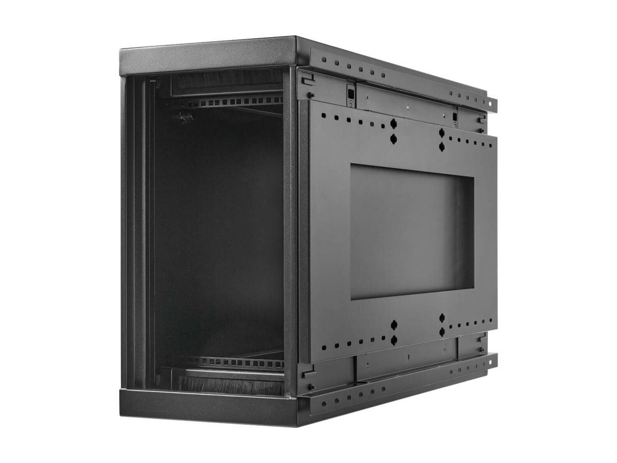 Eaton Tripp Lite Series SmartRack Wall-Mount Mini Rack Enclosure 6U Low ...