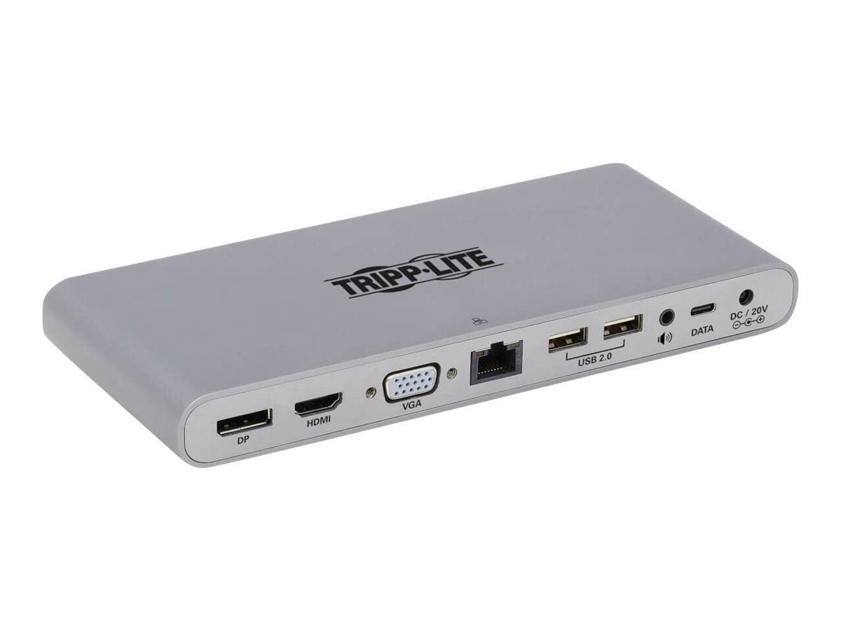 Tripp Lite Thunderbolt 3 Docking Station 4K60Hz DP HDMI VGA USB C USB-A ...