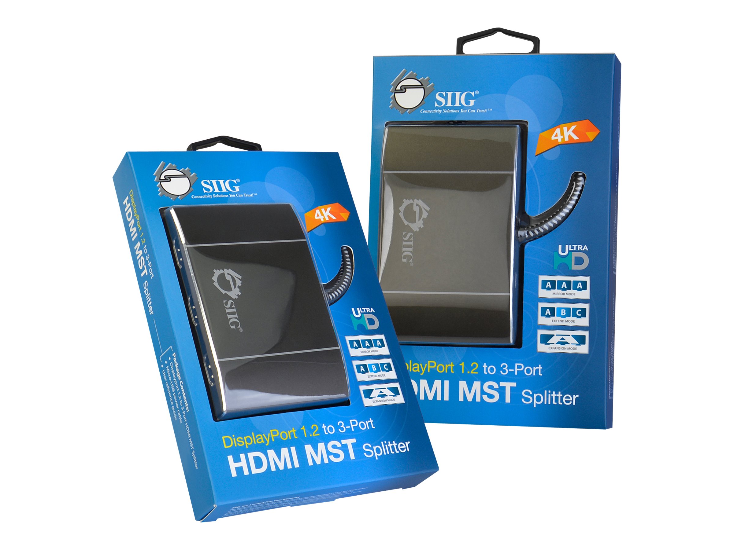 SIIG 3 Port DisplayPort to HDMI MST Hub | Overview, Specs, Details | SHI
