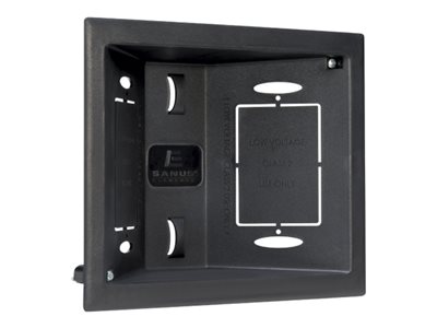 Sanus In-Wall Low Voltage Box for Cable Management - Black