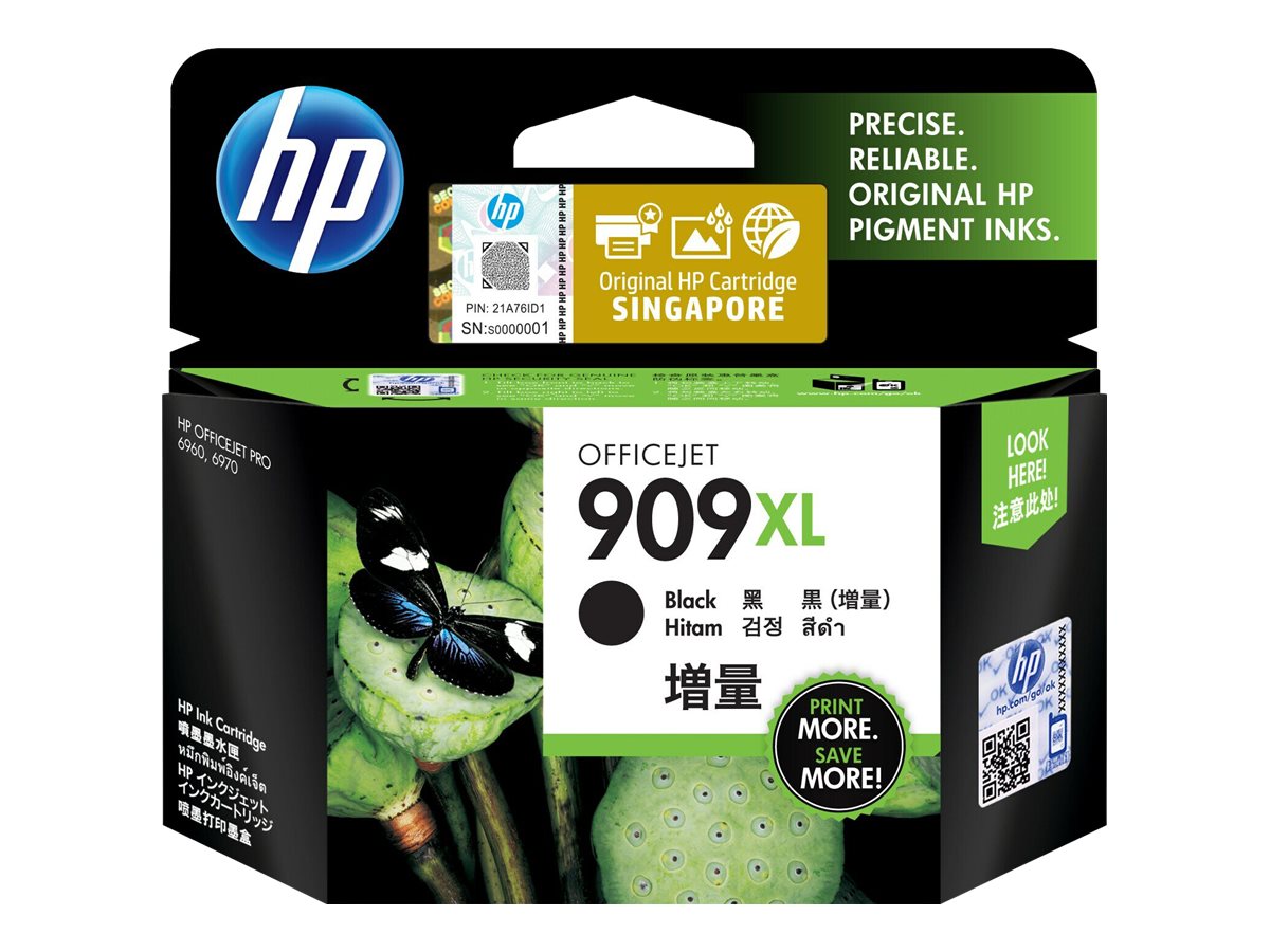 HP 909XL, High Yield, black, original, ink cartridge - Paradigm PCs
