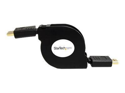StarTech.com High Speed Retractable HDMI Cable - HDMI to HDMI Micro - M ...