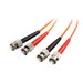 StarTech.com 2m Fiber Optic Cable - Multimode Duplex 62.5/125 LSZH - ST/ST