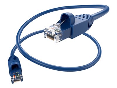 UNC Group uCore Cat6a Booted Patch Cable - 2 ft - blue