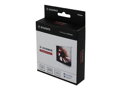 Xilence Performance C Series XPF92.R - Case fan - 92 mm - black, red ...