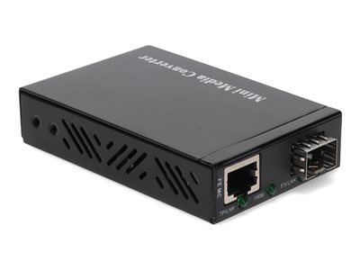 AddOn 100Mbs 1 RJ-45 to 1 SFP Media Converter - fiber media converter ...