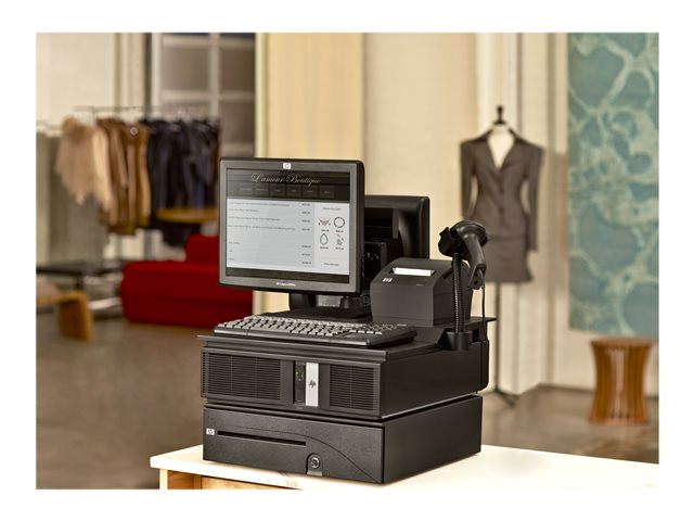HP RP5 Retail System 5810 - DT Core i3 4330 3.5 GHz - 4 GB - SSD 64 GB ...