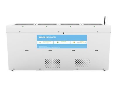 Mobius Power 4 Bay Charger - medical cart battery charger - 110 Watt