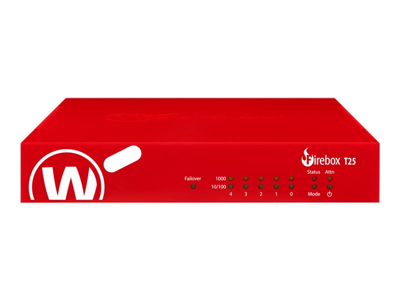 WatchGuard Firebox T25 - dispositif de sécurité - avec 3 ans de Total ...