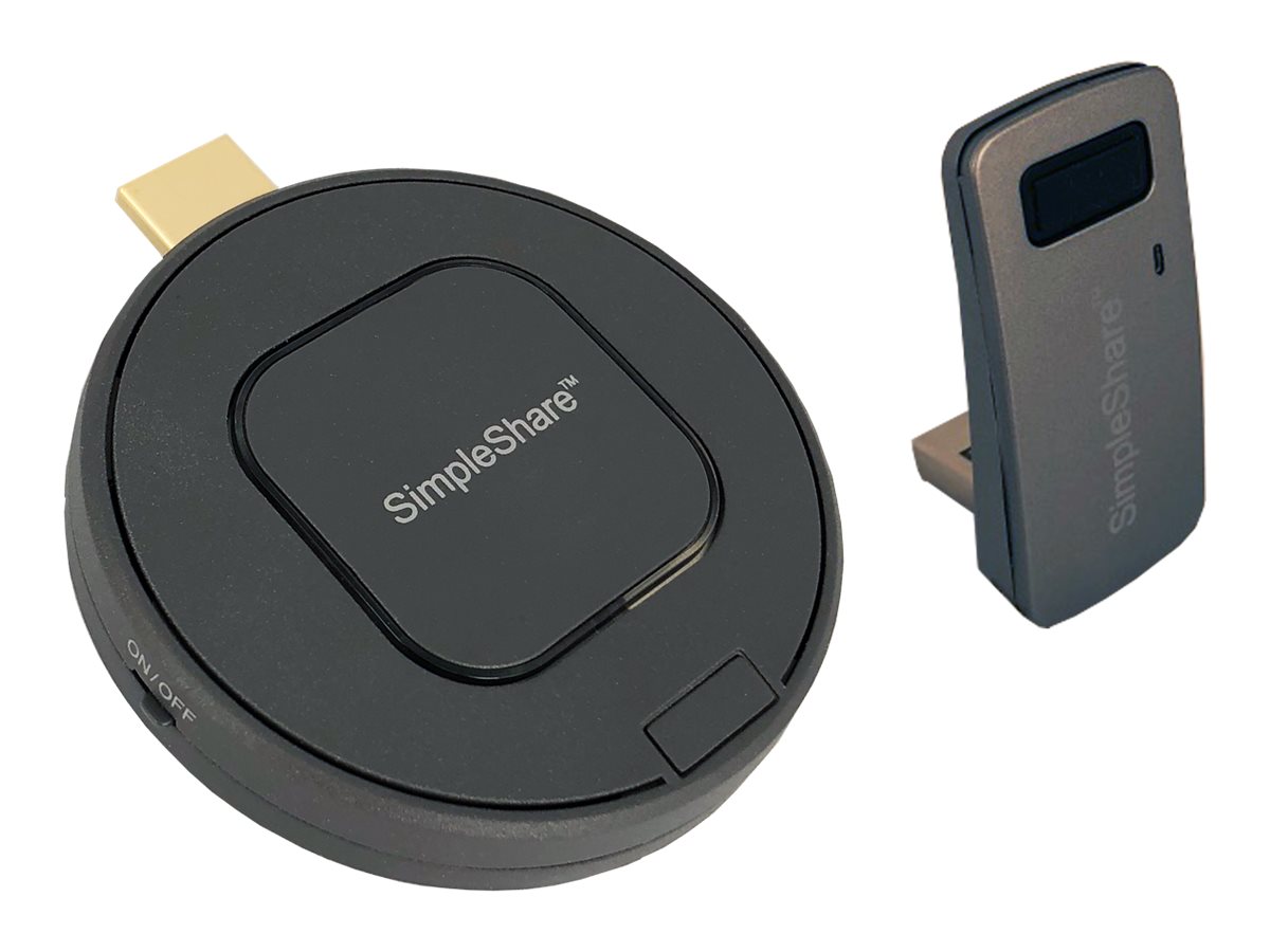 InFocus SimpleShare Wireless Transmitter with Paired USB Touch Adapter ...