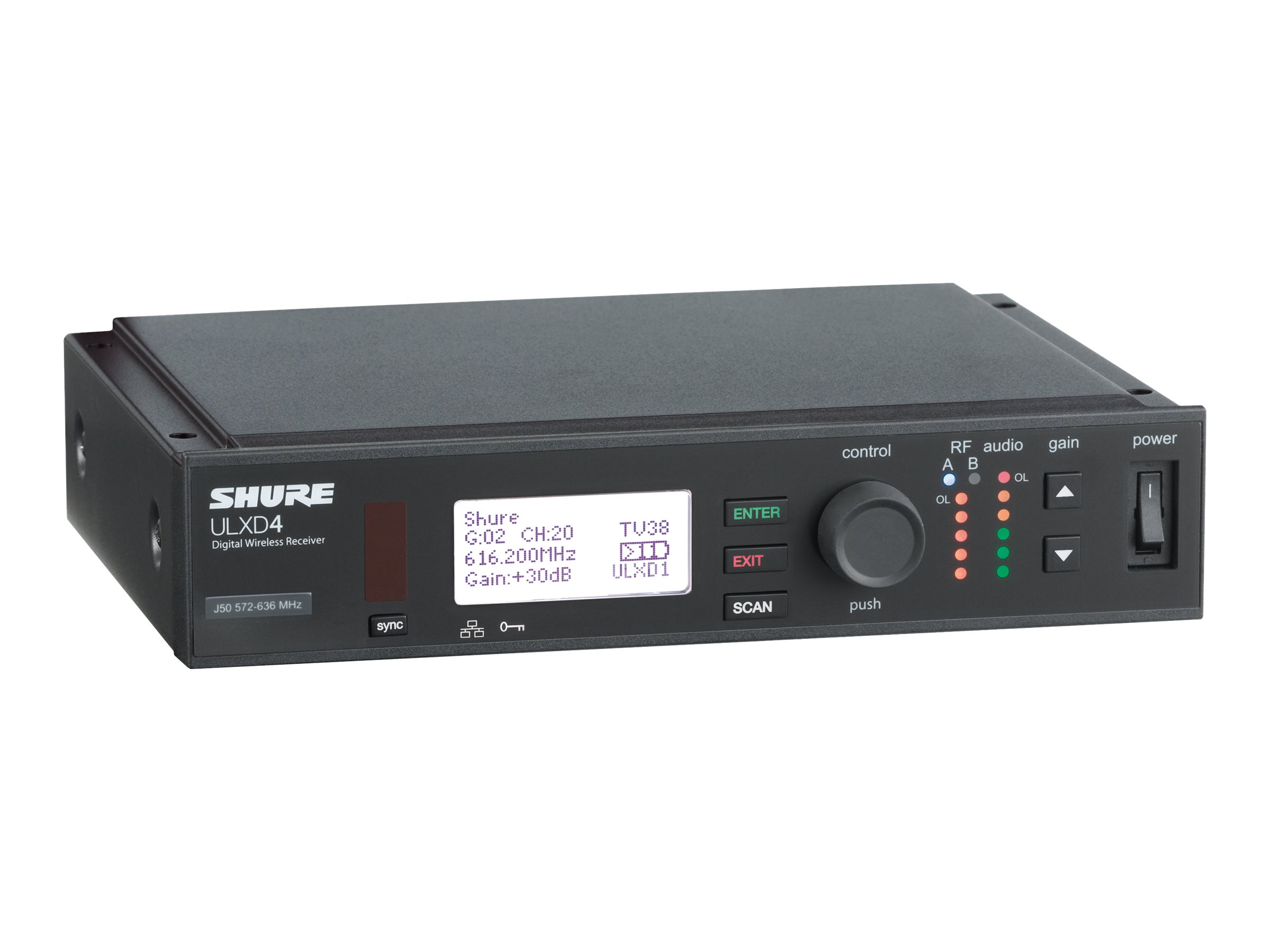 Shure ULX-D Digital Wireless System ULXD4 | Overview, Specs, Details | SHI